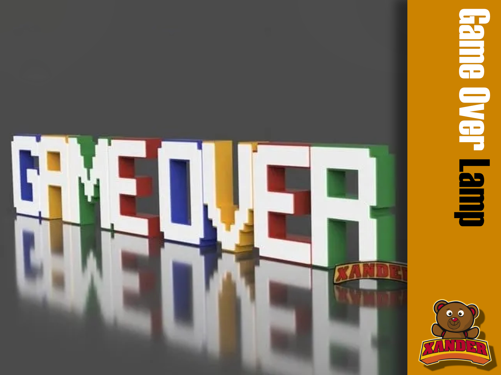 Game Over Lamp by XanderBaer | Download free STL model | Printables.com