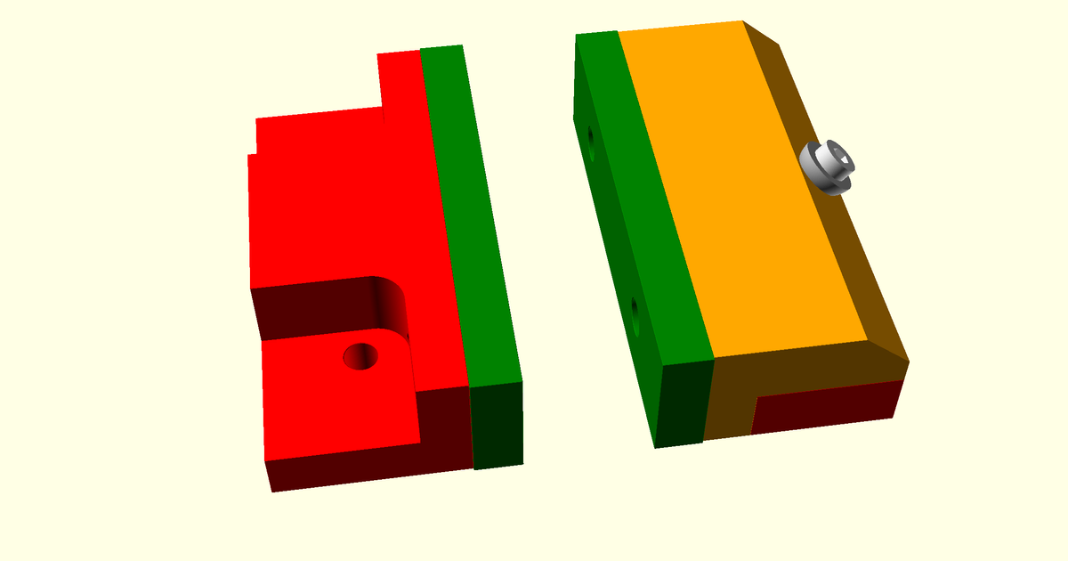 Parametric 2 Piece Vice for Milling Machine by Projunk | Download free ...