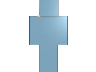 blank proportionate Minecraft character by Newtdog | Download free STL ...