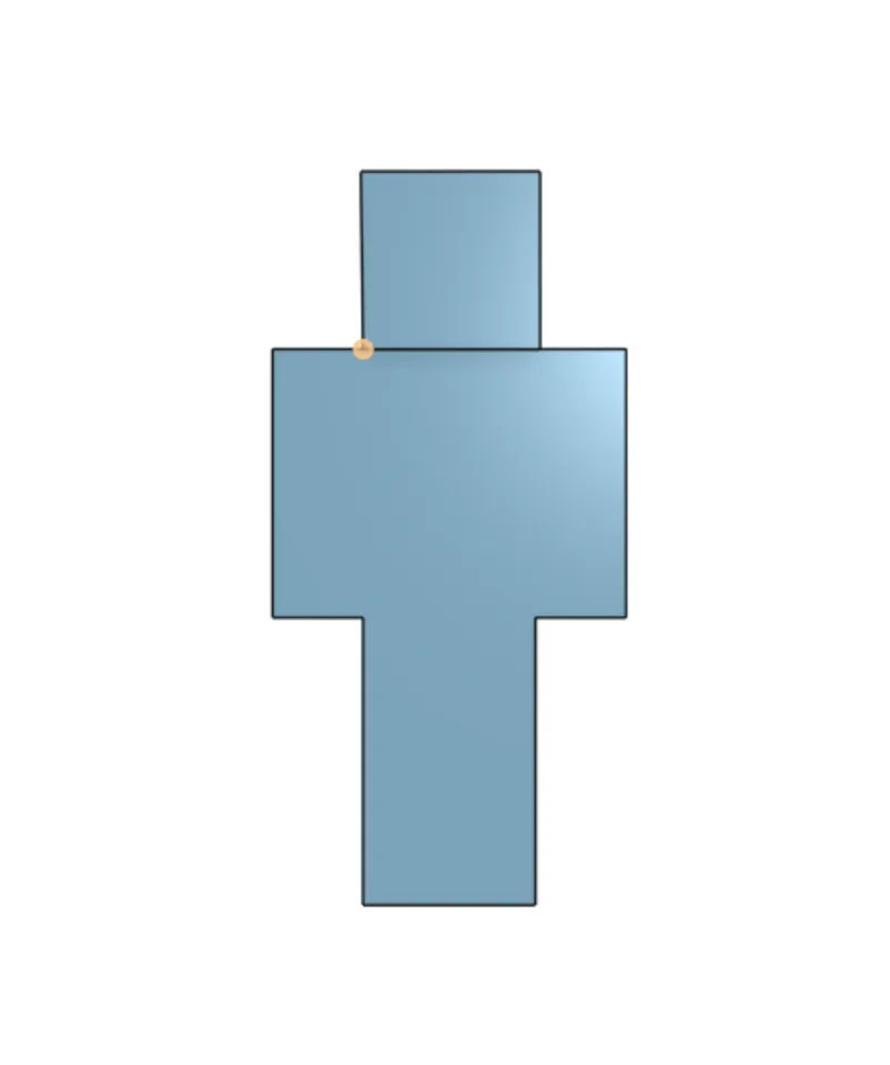 blank proportionate Minecraft character by Newtdog | Download free STL ...