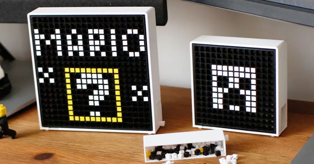Customizable pixel box on desk v2.0 - different sizes by PrintedGuy ...