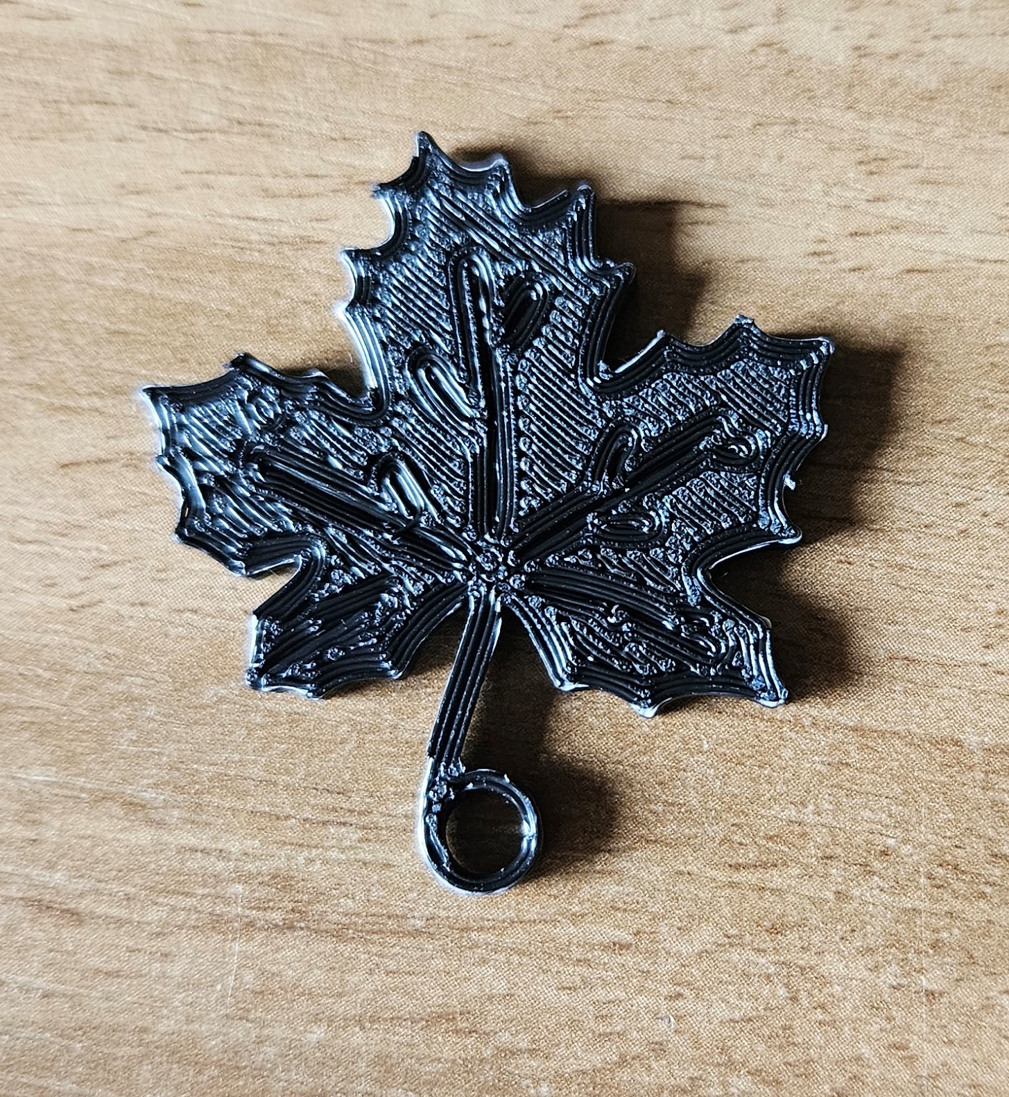 Keychain maple leaf by Zivadeka | Download free STL model | Printables.com