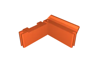 Creality K1 Hinged Lid Riser - Left Side by MrSqueakers | Download free ...