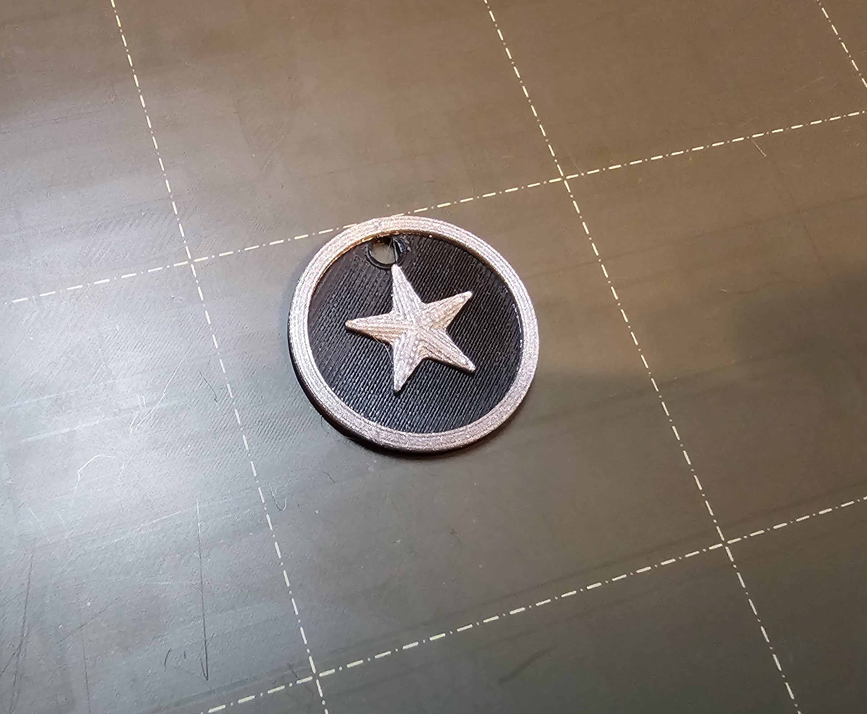 Star Keychain by McTech3D | Download free STL model | Printables.com