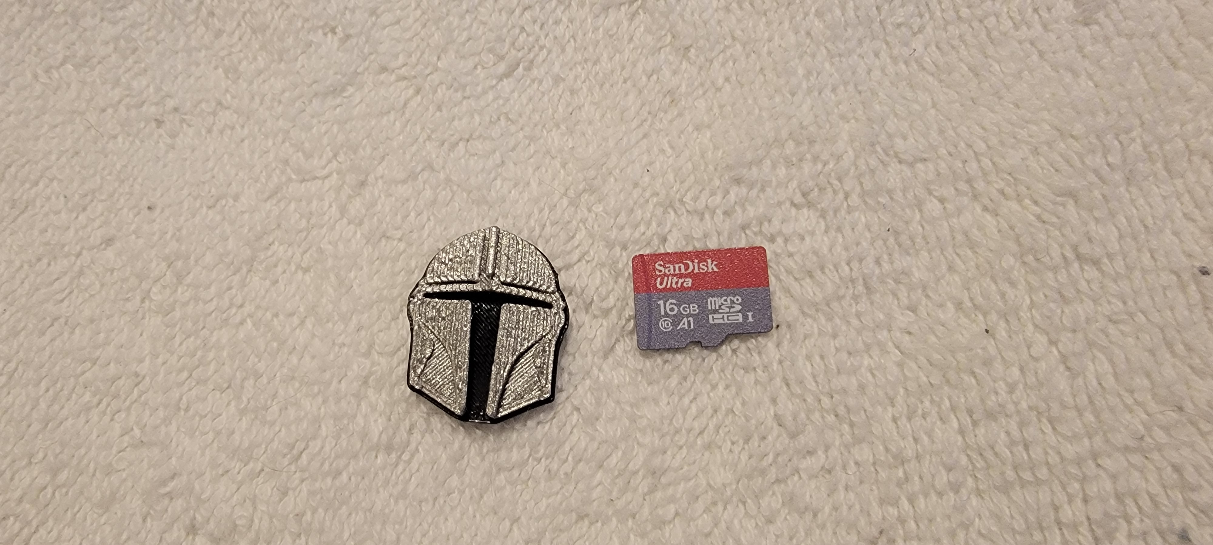 Mini Mando Helmet Emblem by McTech3D | Download free STL model ...