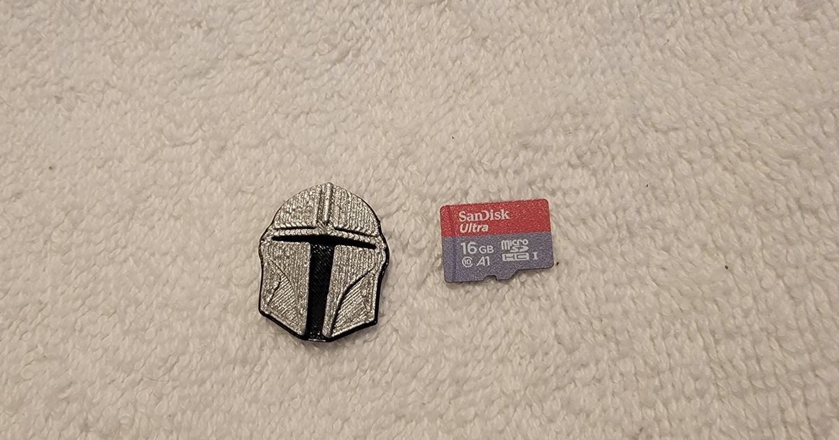 Mini Mando Helmet Emblem by McTech3D | Download free STL model ...