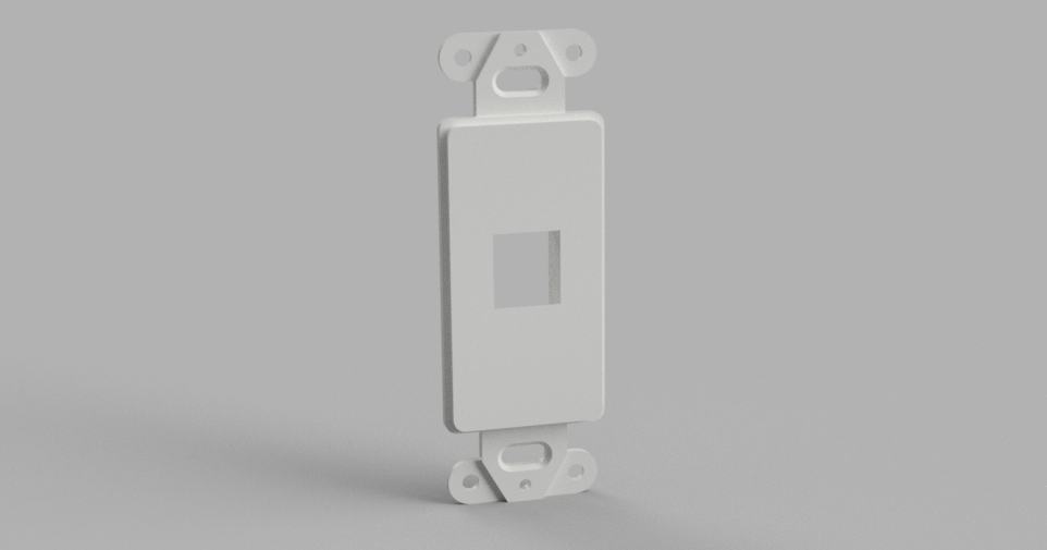 Decora Keystone Port and Blank by automontronic | Download free STL ...