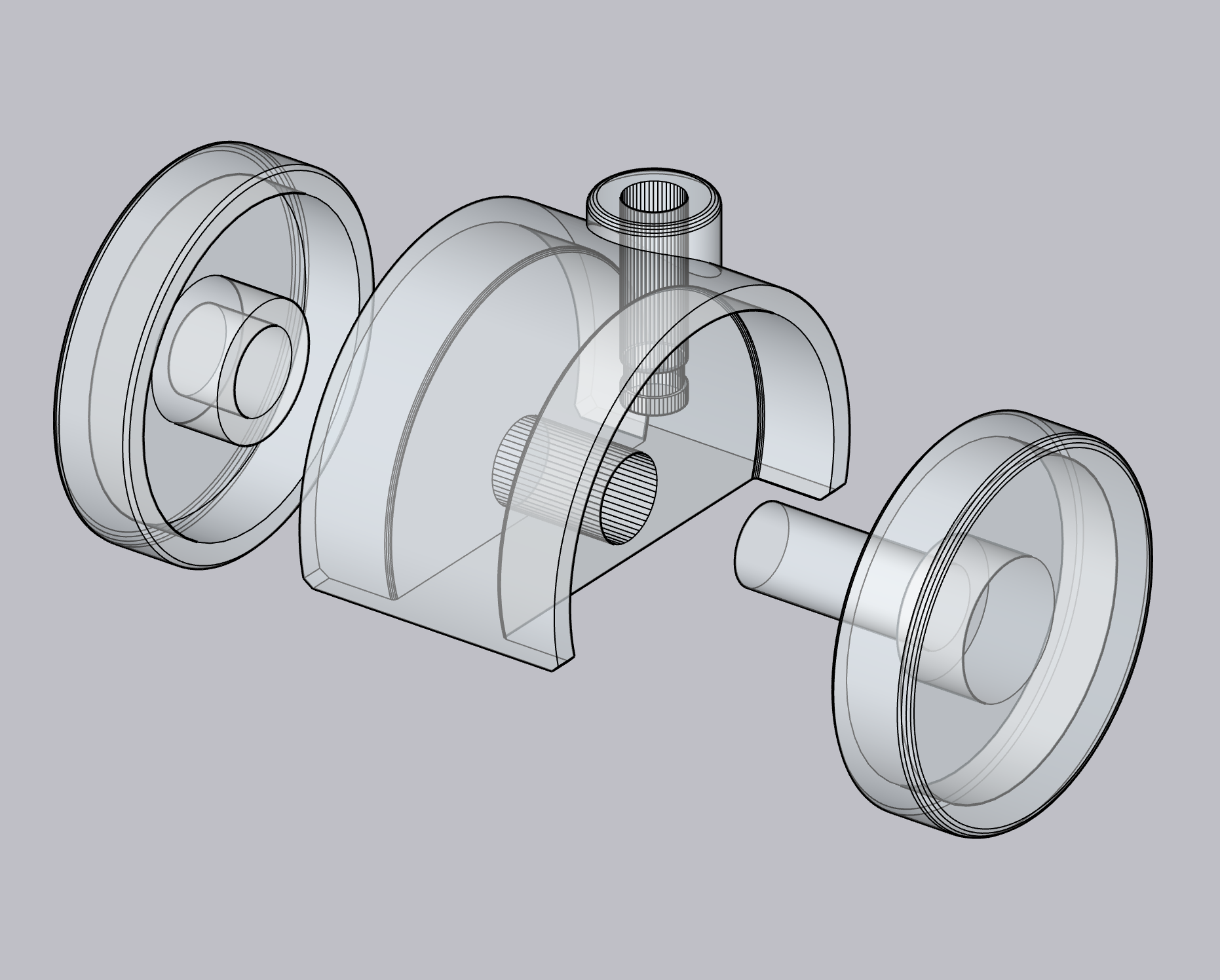 Swivel Caster Wheel Replacement v2 by xdcmx | Download free STL model ...
