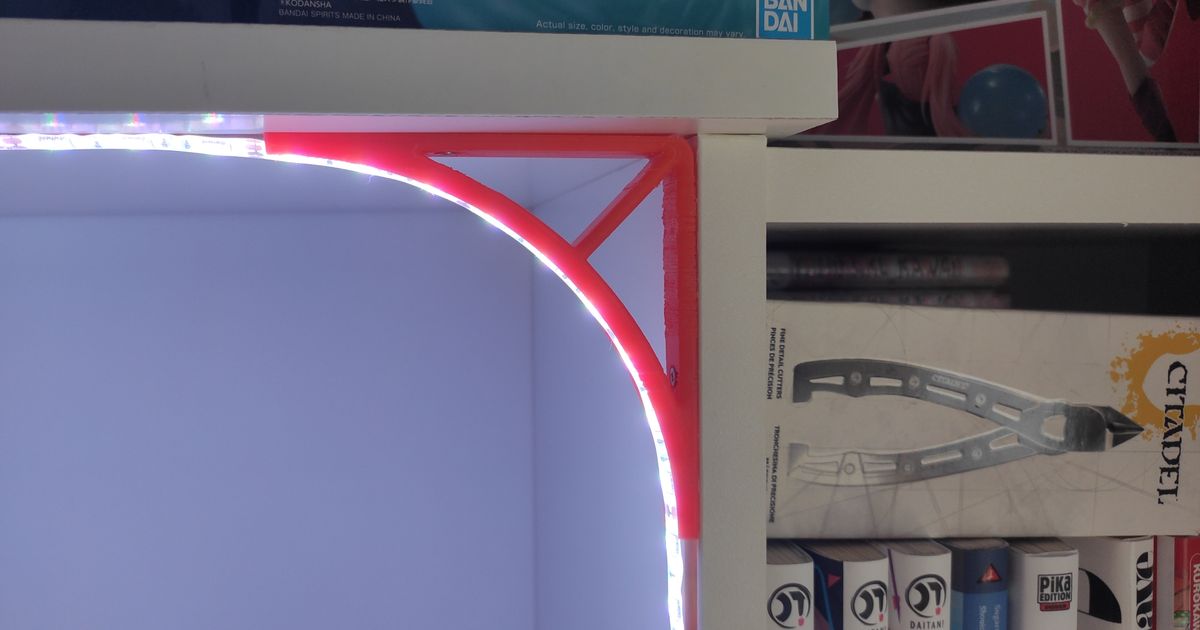 LED strip holder bracket by Zumkellerspace | Download free STL model ...