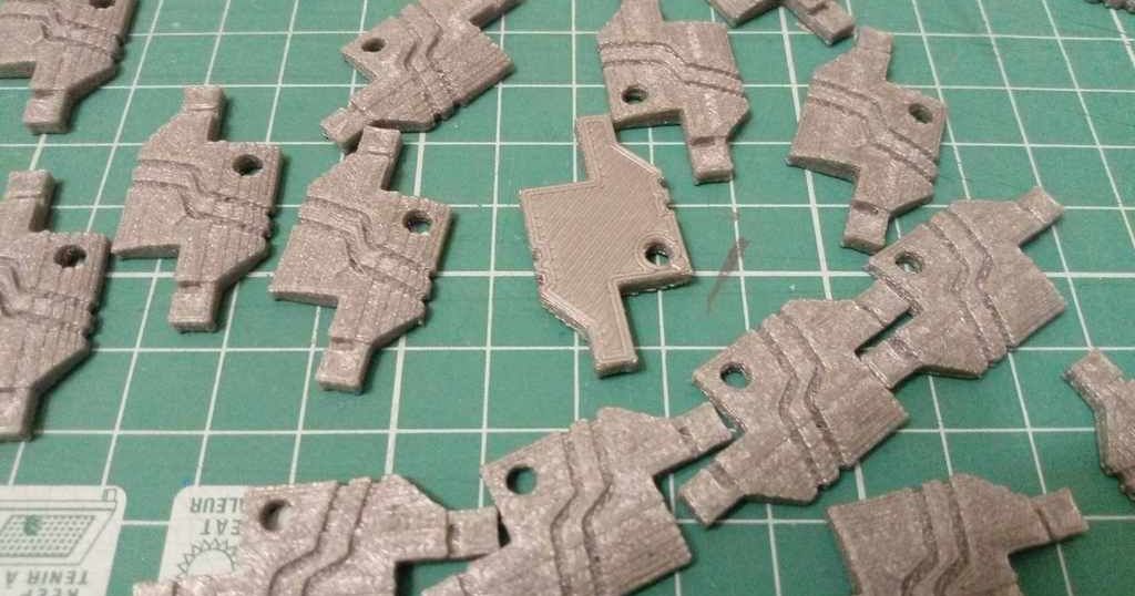 Stargate Replicator Block Pendant 1side by VieWoy | Download free STL ...