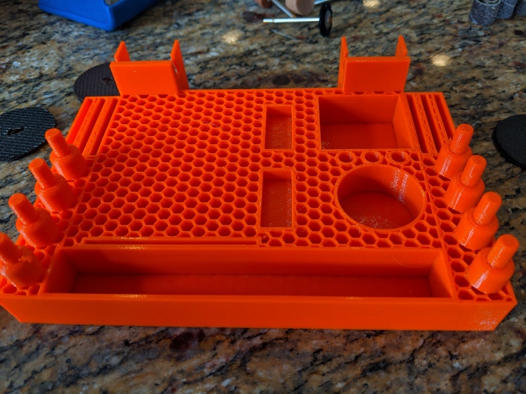 Wall Control - Dremel bit holder mashup by nm3d | Download free STL ...