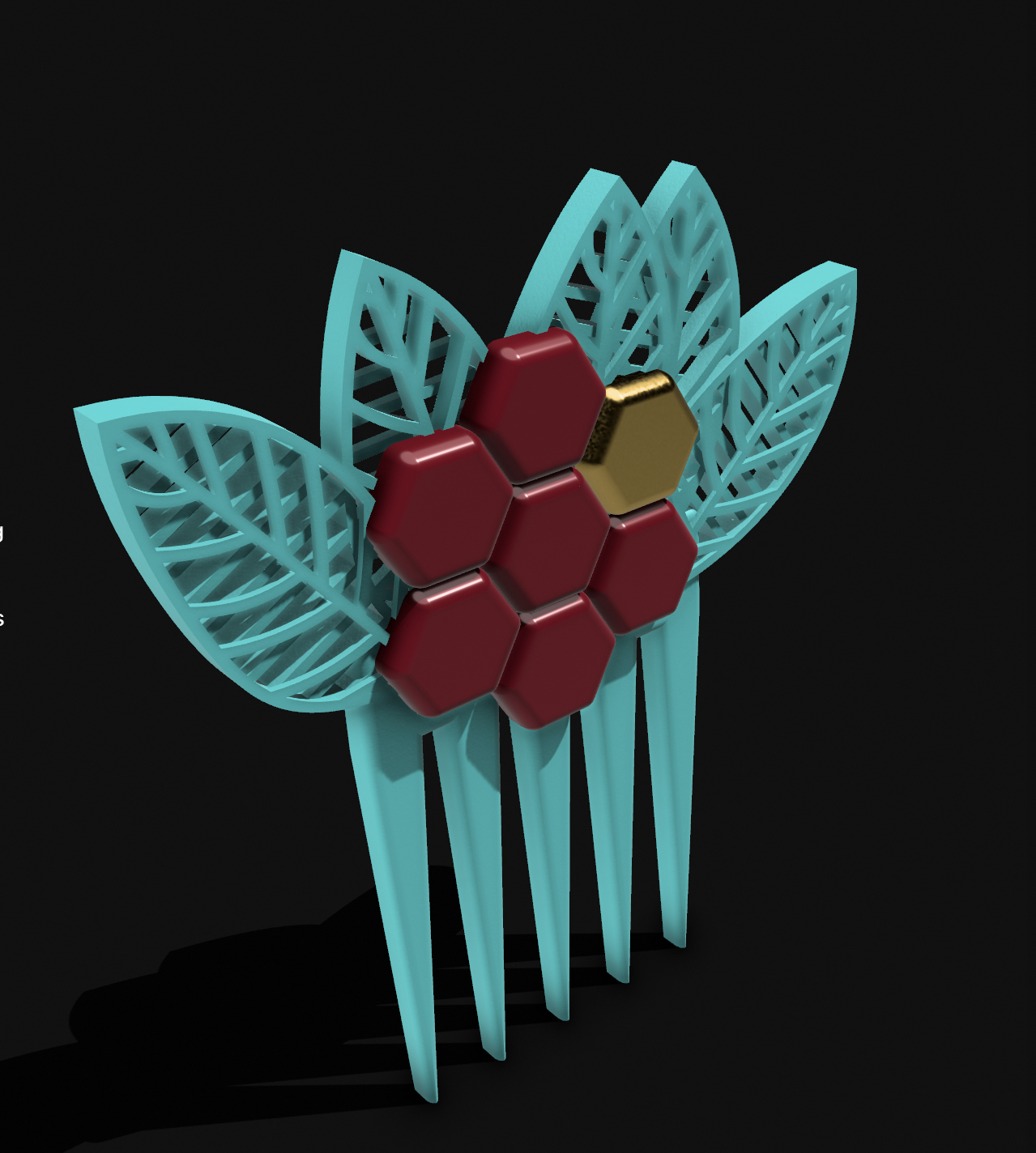Hair comb by Richard | Download free STL model | Printables.com