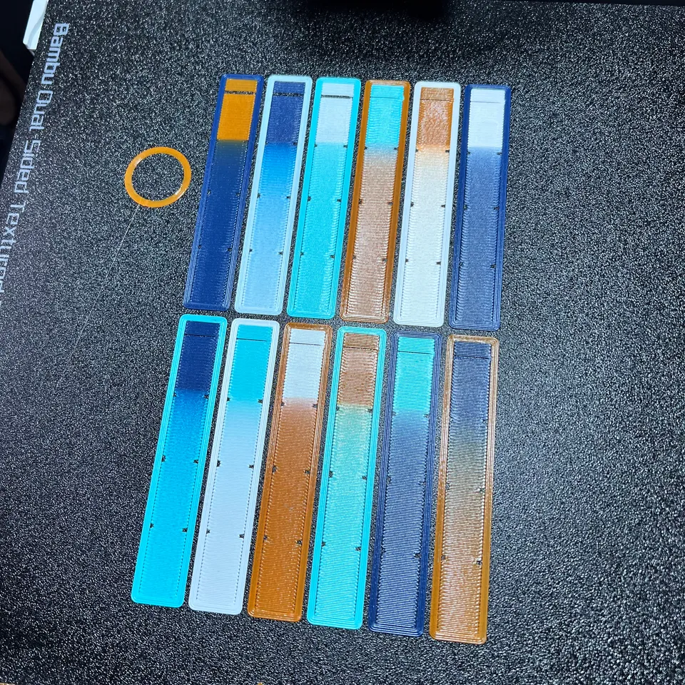 Bambu Lab AMS Purging Strips (P1P) by Joey | Download free STL model ...