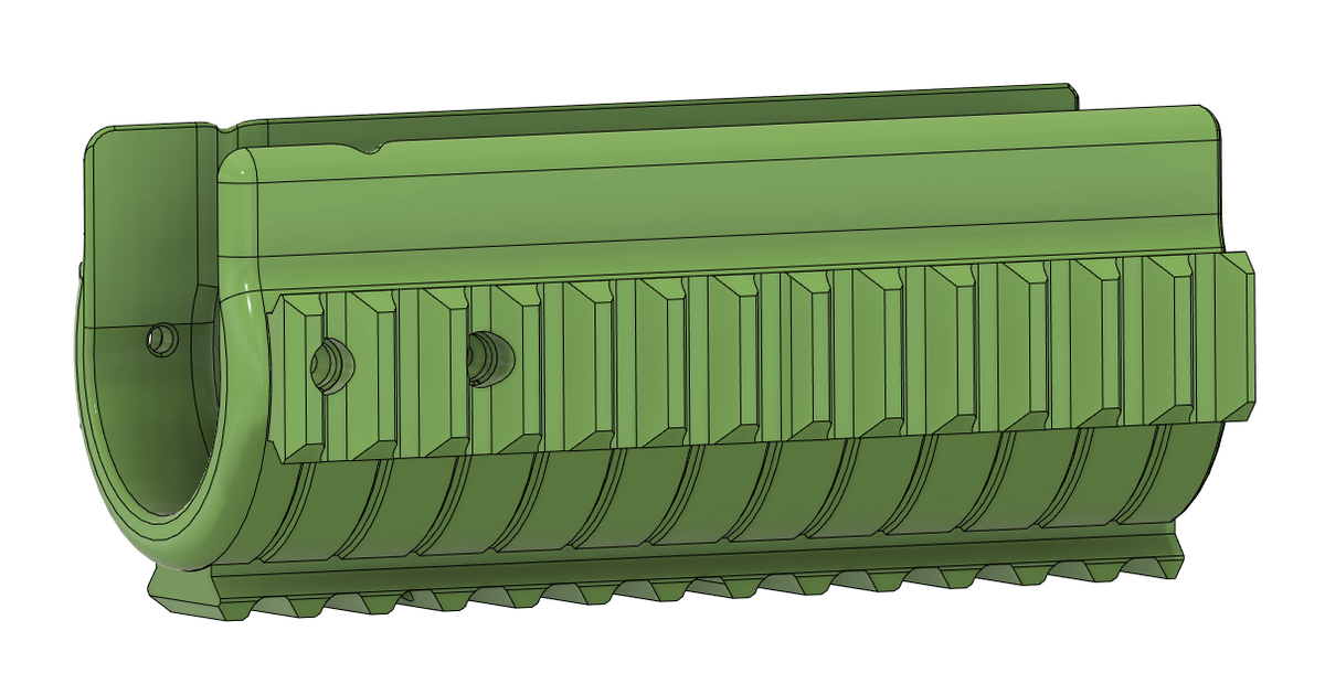 SLAB Triple Rail Handguard by Chance | Download free STL model ...
