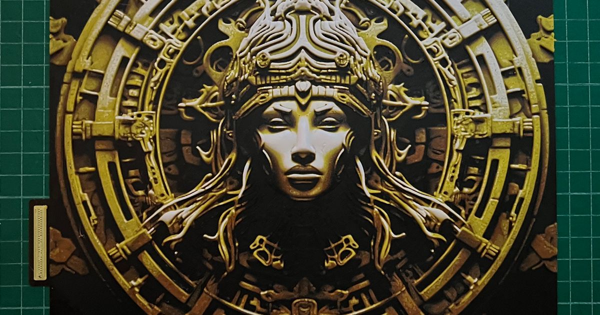 Aztec Face by Hamanncheese | Download free STL model | Printables.com