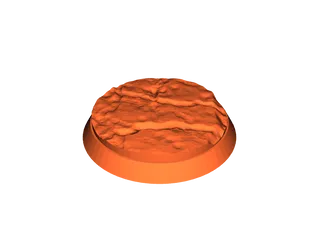 Cracked Desert Miniature Bases by Grayfaux | Download free STL model ...