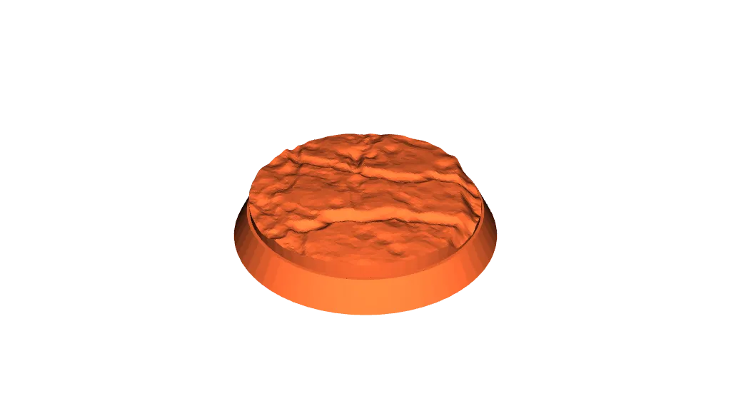 Cracked Desert Miniature Bases by Grayfaux | Download free STL model ...