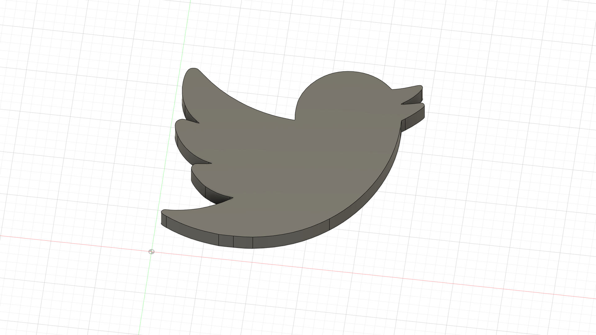 Twitter Logo (scalable) by Antonio Conesa | Download free STL model ...