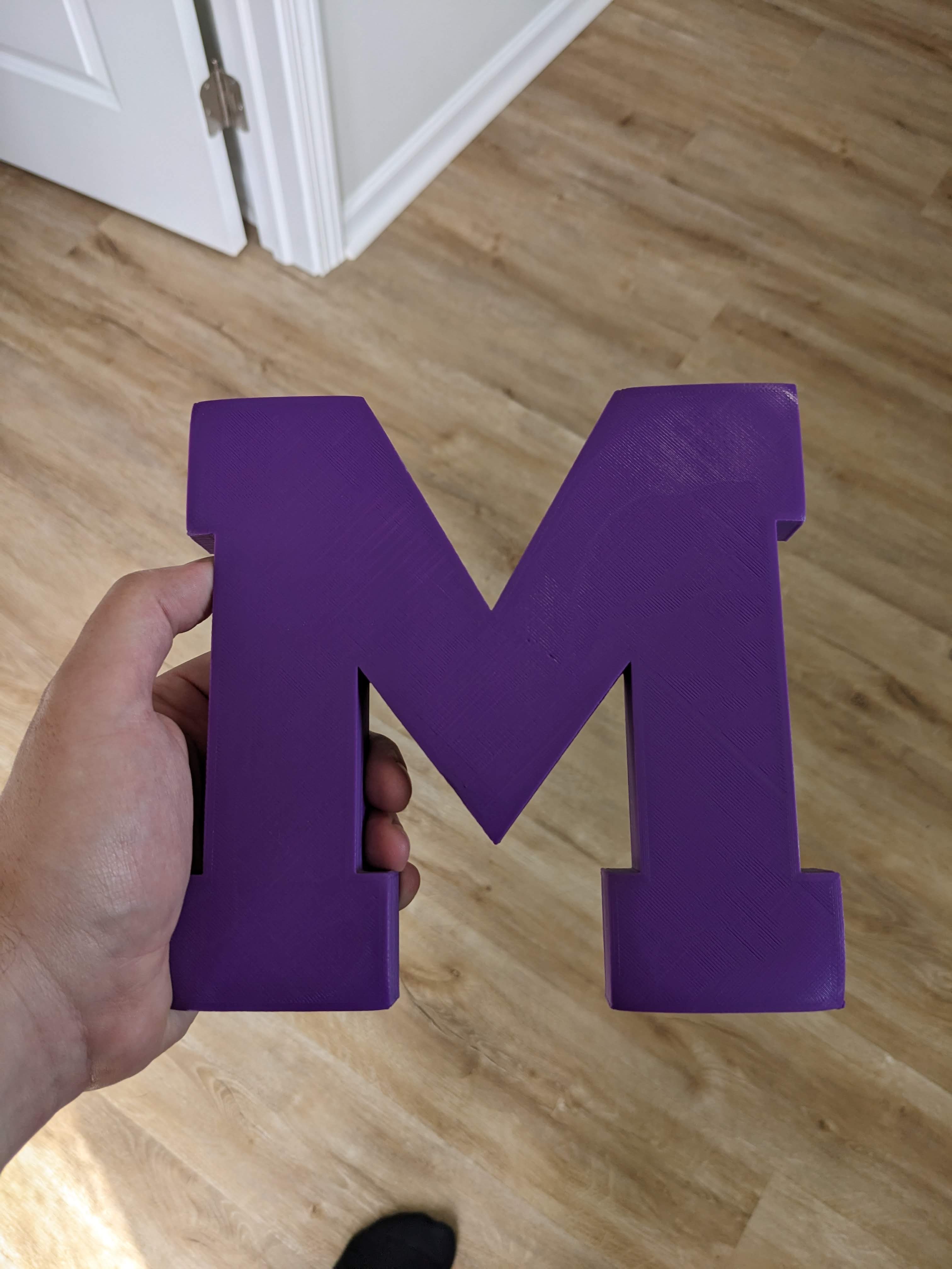 M Logo by Chandler | Download free STL model | Printables.com