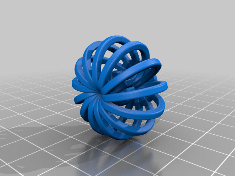 Golden Cage - 3D Fibonacci (Goldener Käfig) by Maeshmaker | Download ...