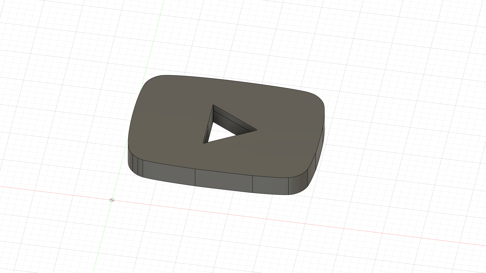 YouTube Logo (scalable) by Antonio Conesa | Download free STL model ...