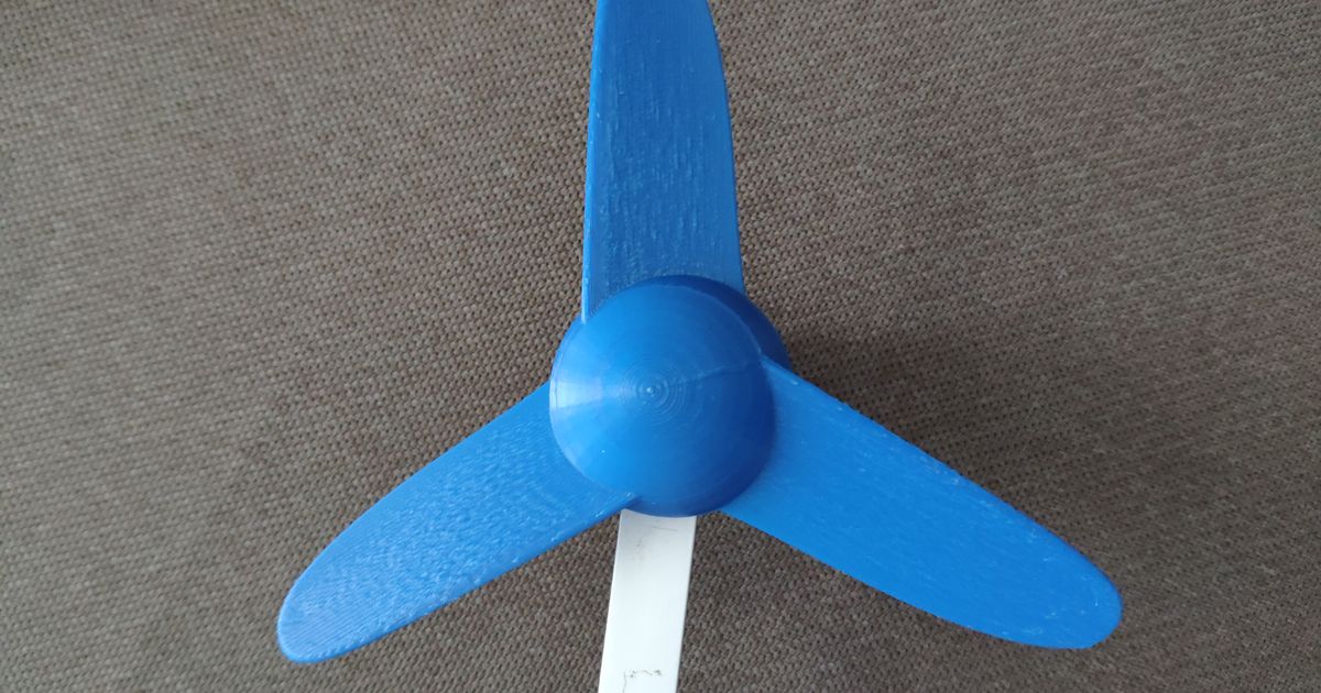 Fan blade with 3 wings by jasonps | Download free STL model ...