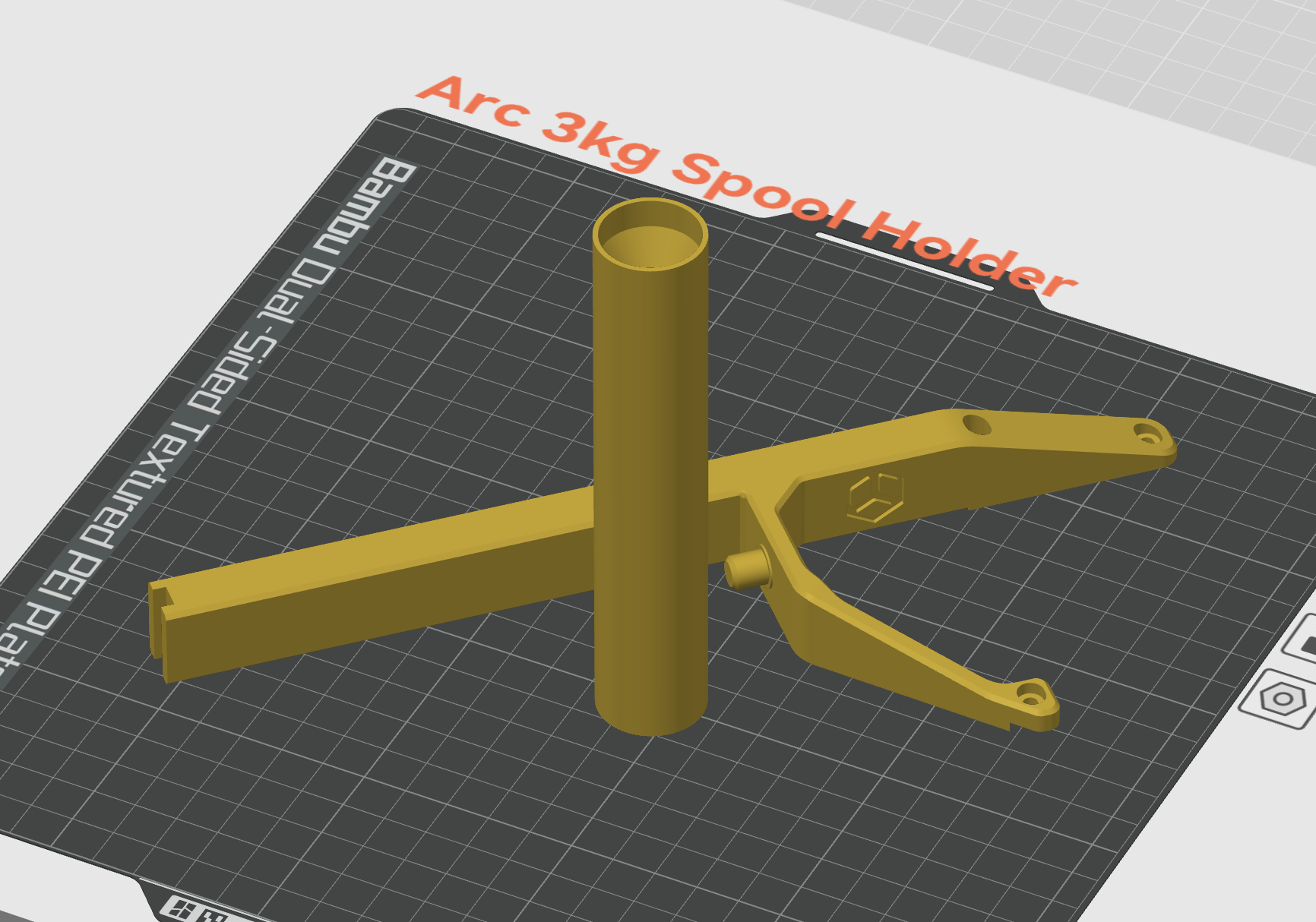 ARC P1P 3kg Spool Holder by Alex White | Download free STL model ...