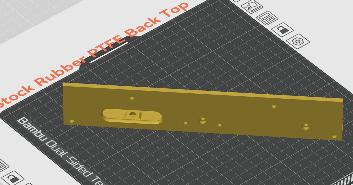ARC P1P Back Top for Bambu Stock Rubber PTFE Insert by Alex White ...