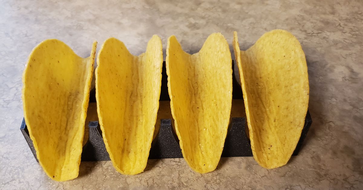 Taco shell holder by Mrdc04 | Download free STL model | Printables.com