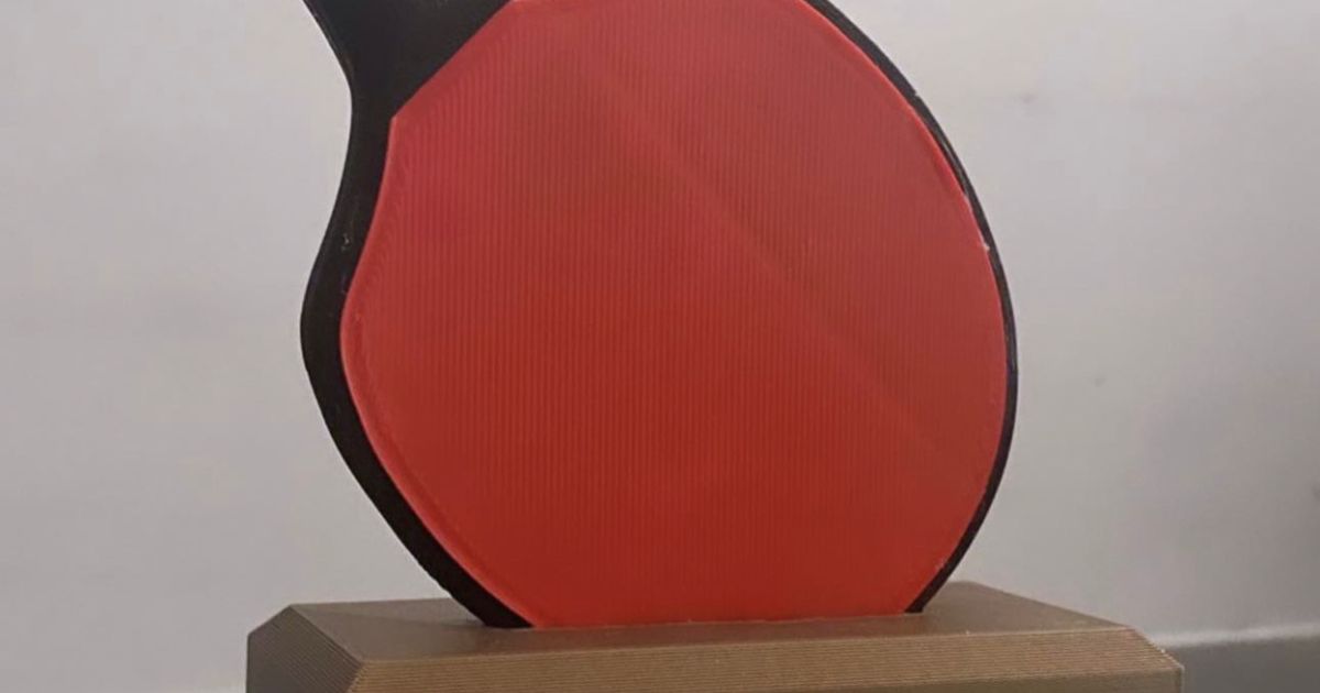 Trophée ping-pong by Paul D | Download free STL model | Printables.com