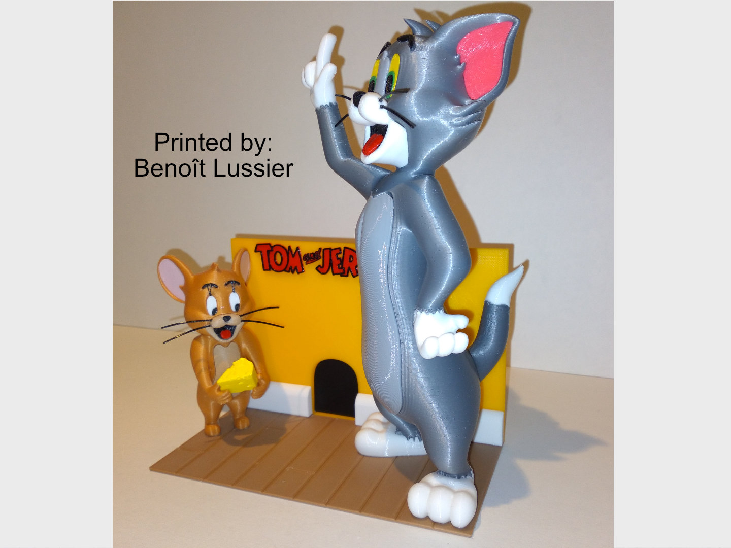 Base for Tom and Jerry by reddadsteve | Download free STL model ...