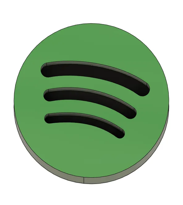Spotify Logo by Maximus Marchi | Download free STL model | Printables.com