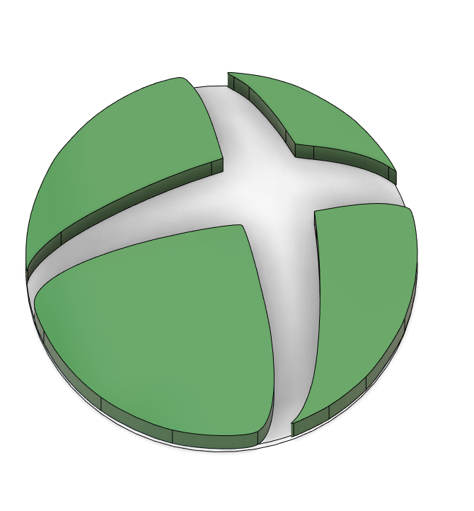 Xbox logo by Maximus Marchi | Download free STL model | Printables.com