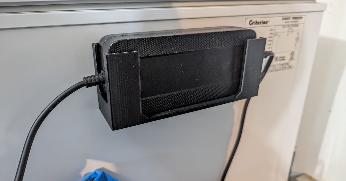 Power Brick Holder Magnetic by BenKenobi | Download free STL model ...