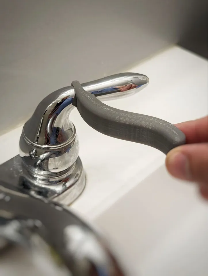 Assistive Faucet Handle Extender by ndrewv | Download free STL model ...