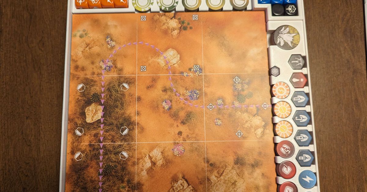 Token & Dice Tray box insert for Horizon Zero Dawn the board game by ...