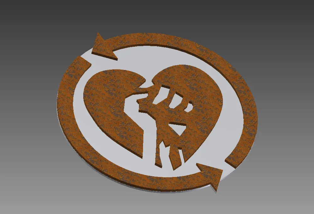 Rise against logo by Alfonz | Download free STL model | Printables.com