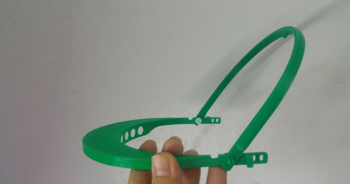 Face shield v1 by Creative Mon Official | Download free STL model ...