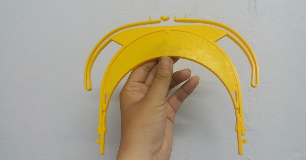 Face shield v3 by Creative Mon Official | Download free STL model ...