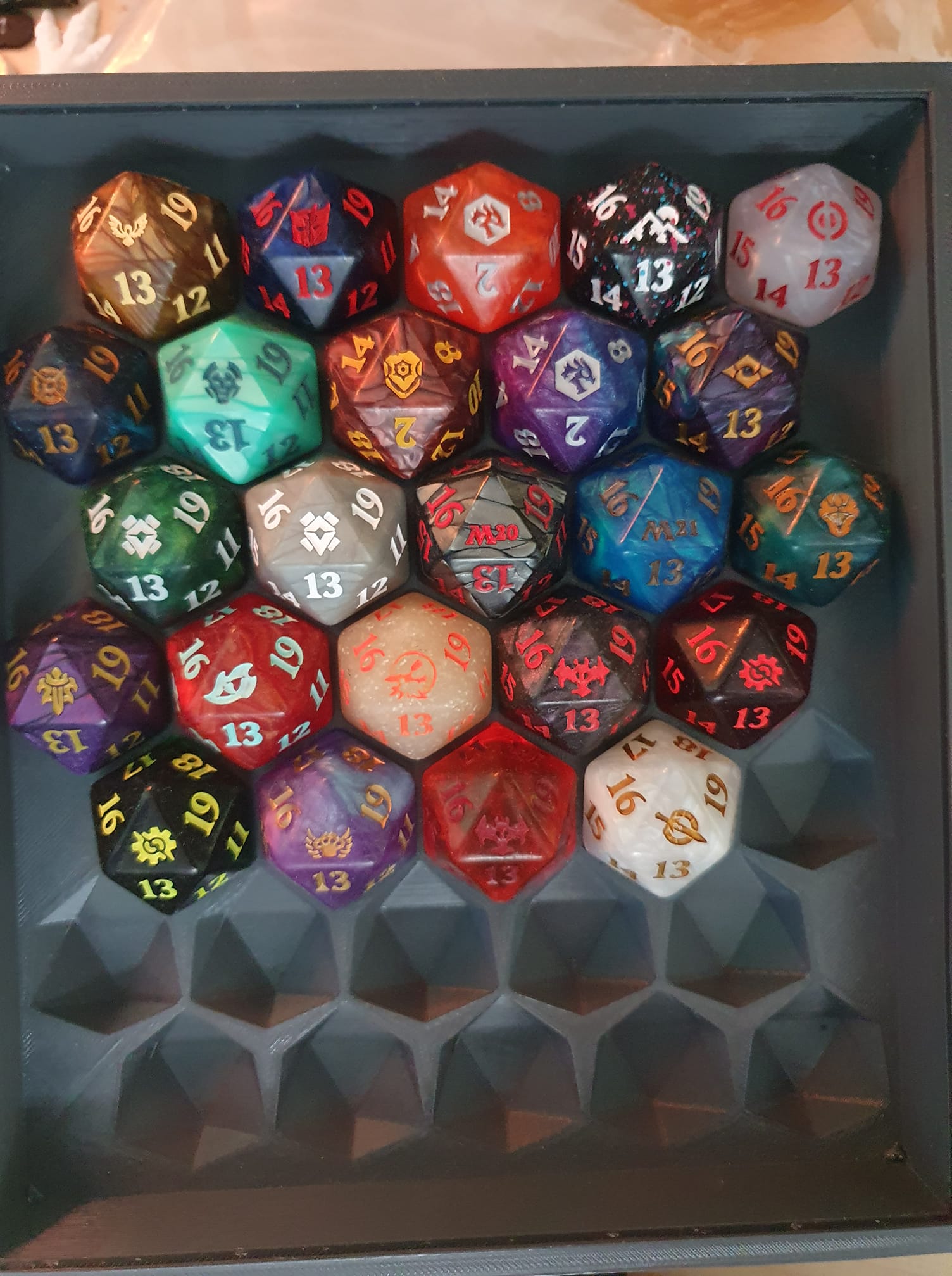 D20 dice frame por mangavalk | Descargar modelo STL gratuito ...