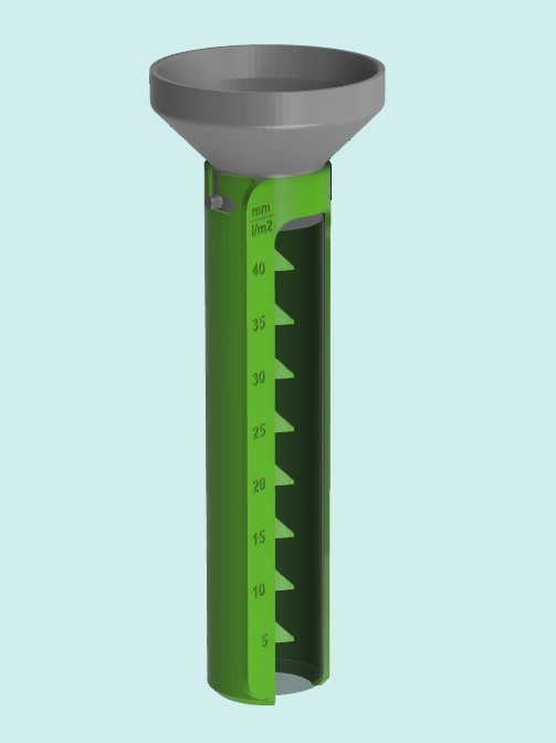 Rain meter by HankoTom | Download free STL model | Printables.com