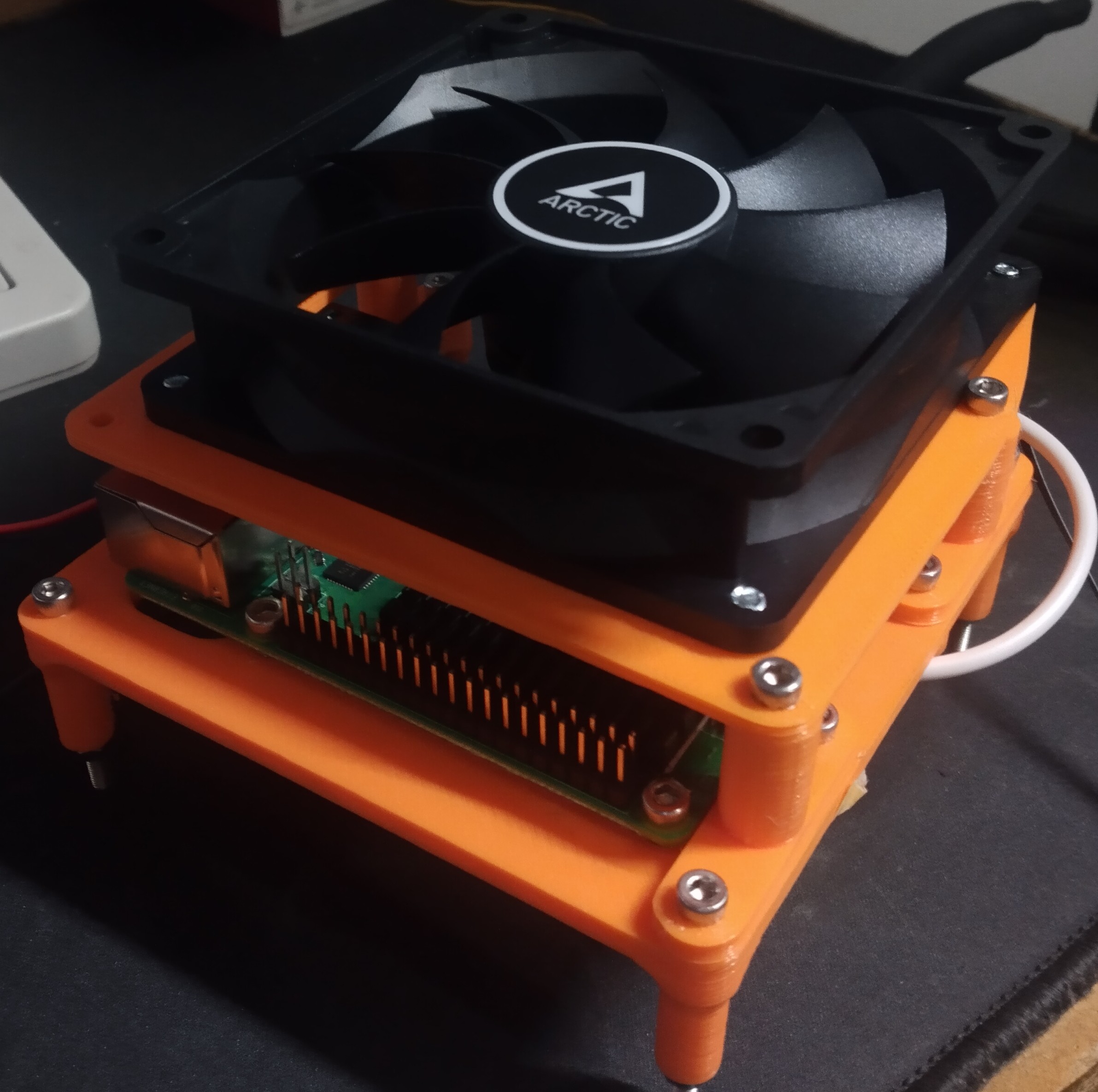 FLSUN QQ-S Raspberry Pi & 92mm Fan Mount by f191 | Download free STL ...