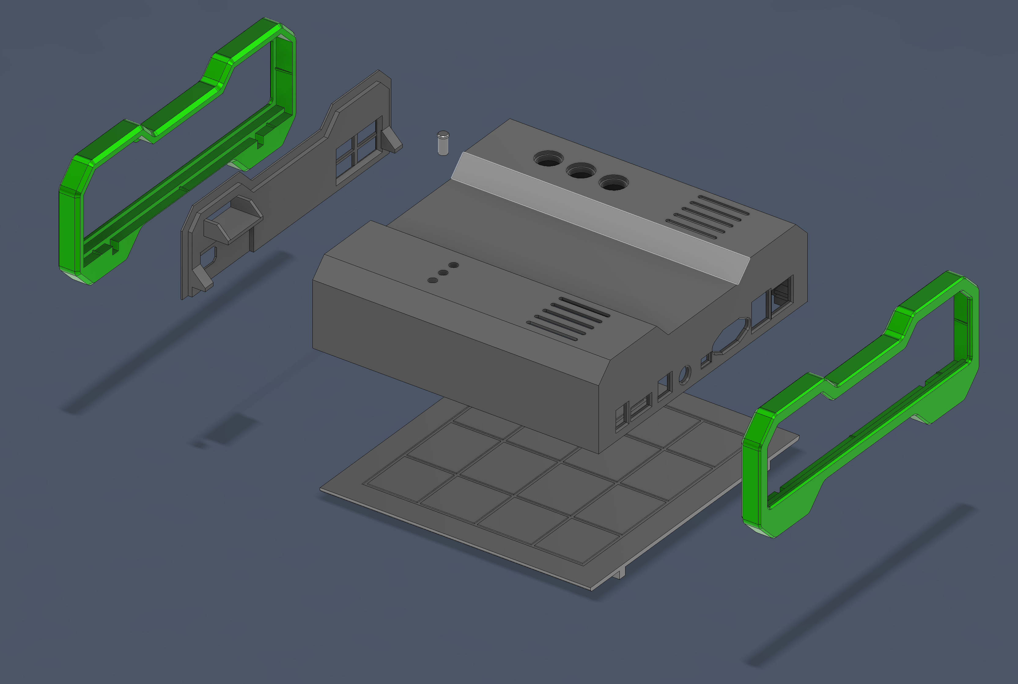 MiSTer Multisystem Alternative case WIP by GuZZLo | Download free STL ...