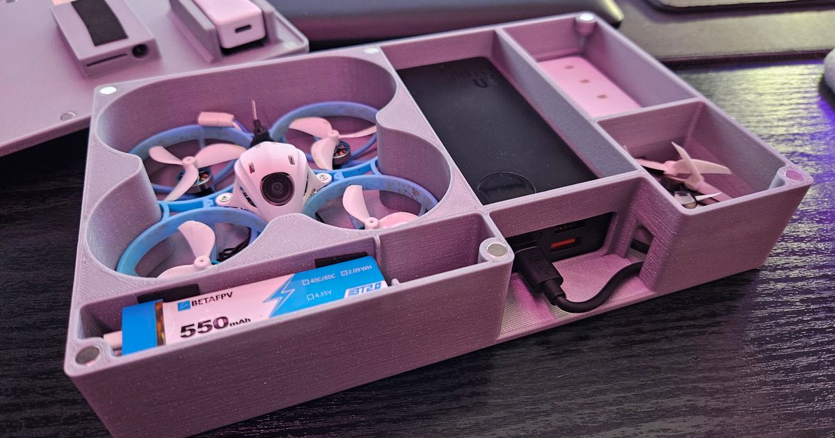 BetaFPV Meteor 75 Pro Whoop Box - Carrying Case by Tronnic | Download ...