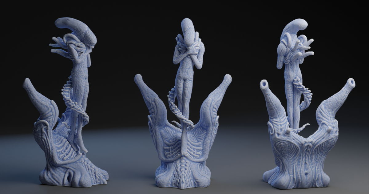 Cerimonial Alien Temple by Peter Farell | Download free STL model | Printables.com