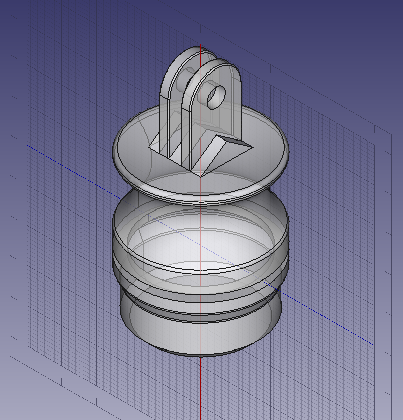 Adapter P-Connector to Modular Mount by Stephan | Download free STL ...