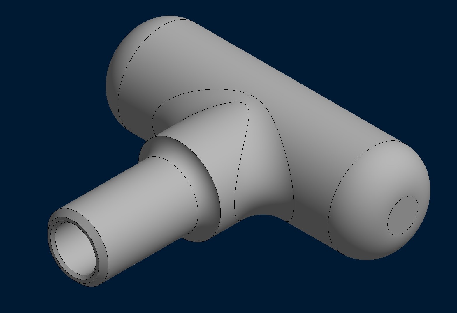 Kayak Paddle T Handle by Will | Download free STL model | Printables.com