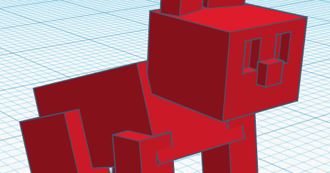 Minecraft rabbit by Burgir | Download free STL model | Printables.com