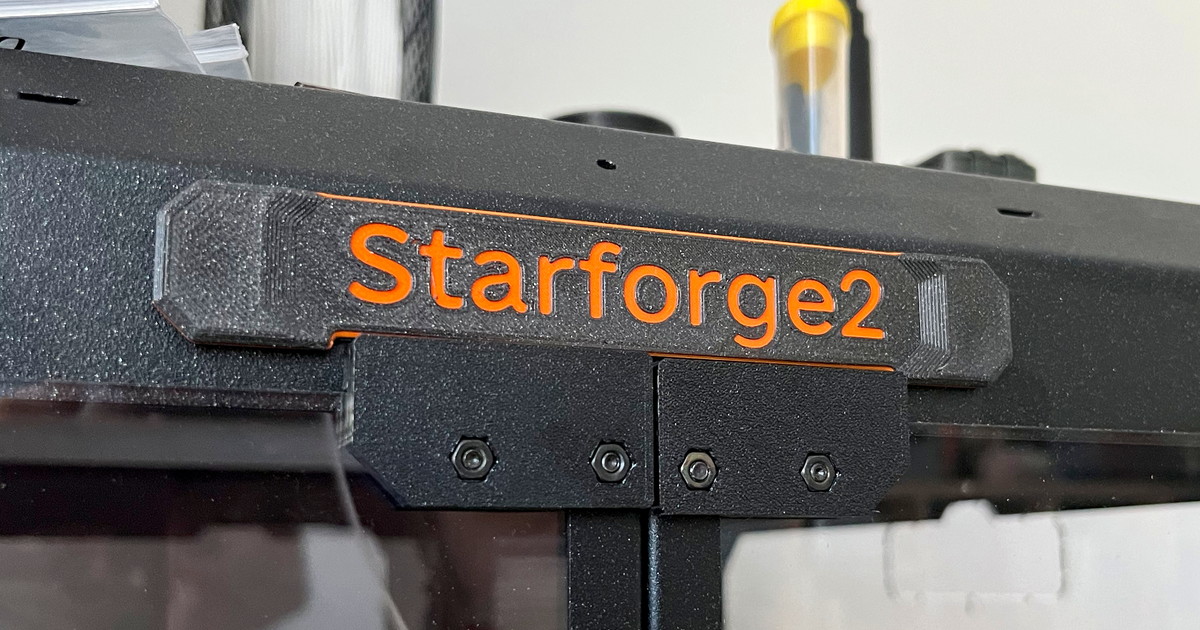 Original Prusa Enclosure Top Frontal Nameplate (Template) by Uko ...