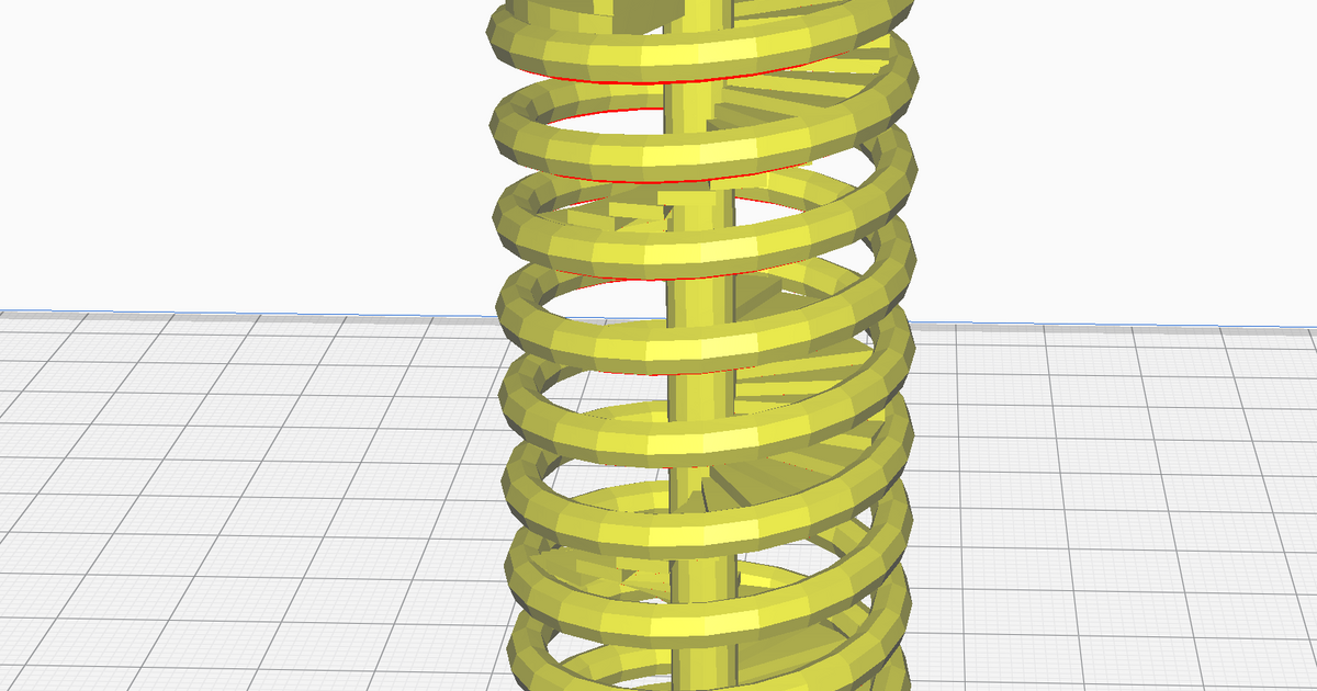 spring dice tower by Noxx | Download free STL model | Printables.com